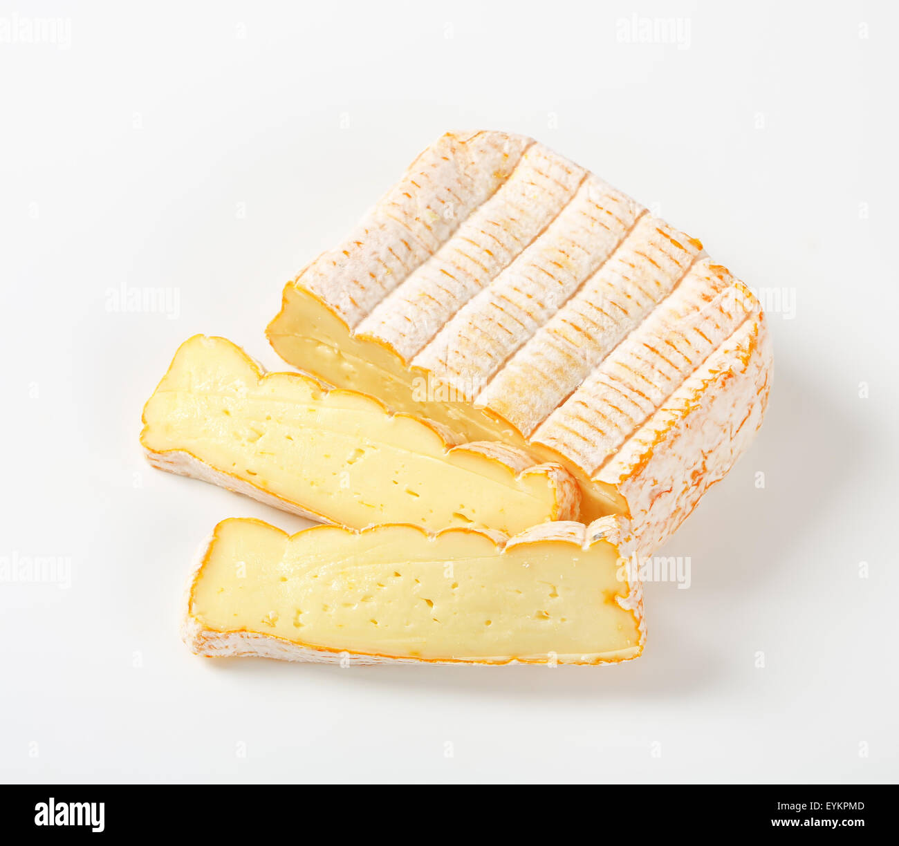French soft cheese made mainly from milk from the Vosges Stock Photo ...