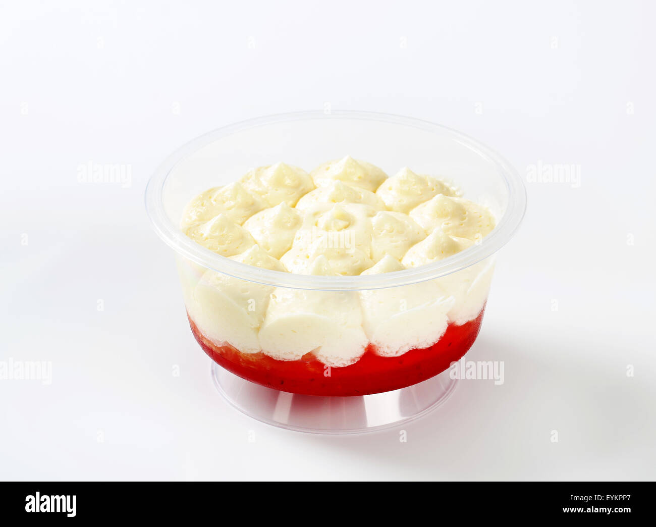 Strawberry shortcake dessert in plastic cup Stock Photo - Alamy