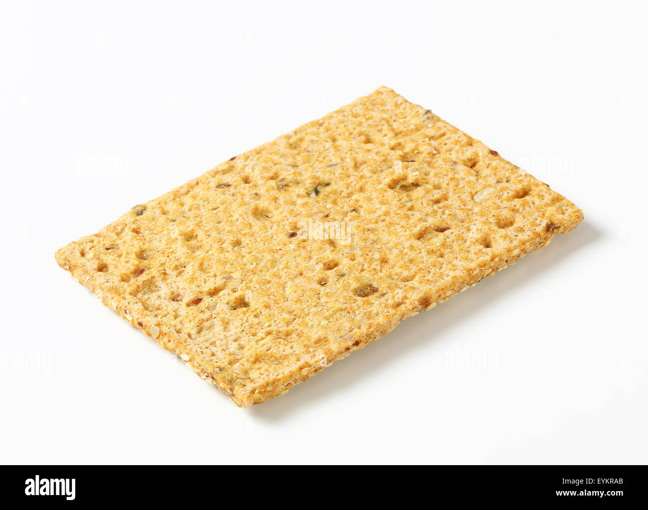 Whole wheat crisp bread with seeds Stock Photo - Alamy