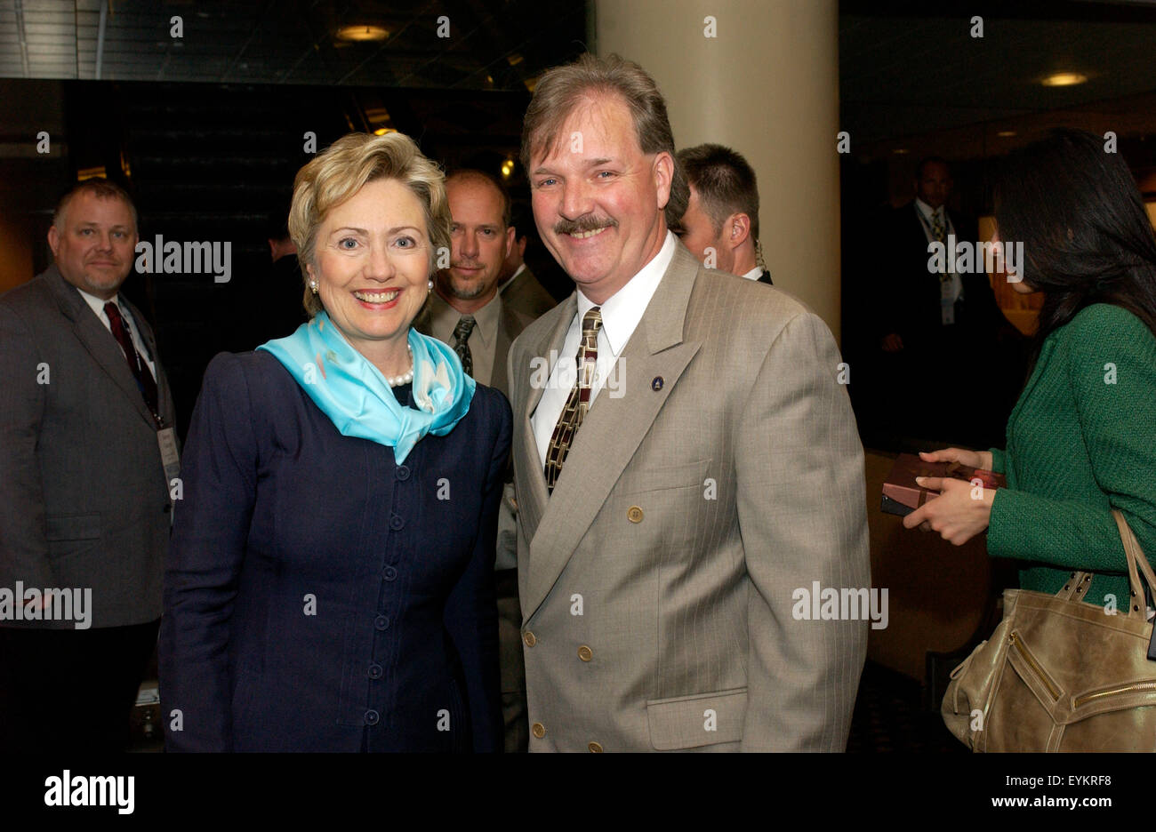 Sen. Hillary Clinton, (D-NY), attends the National Air Traffic ...