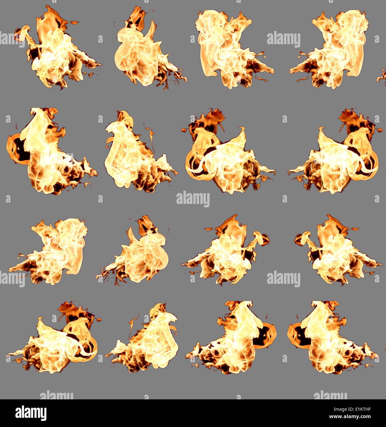 fire and flame pattern background red heat Stock Photo - Alamy