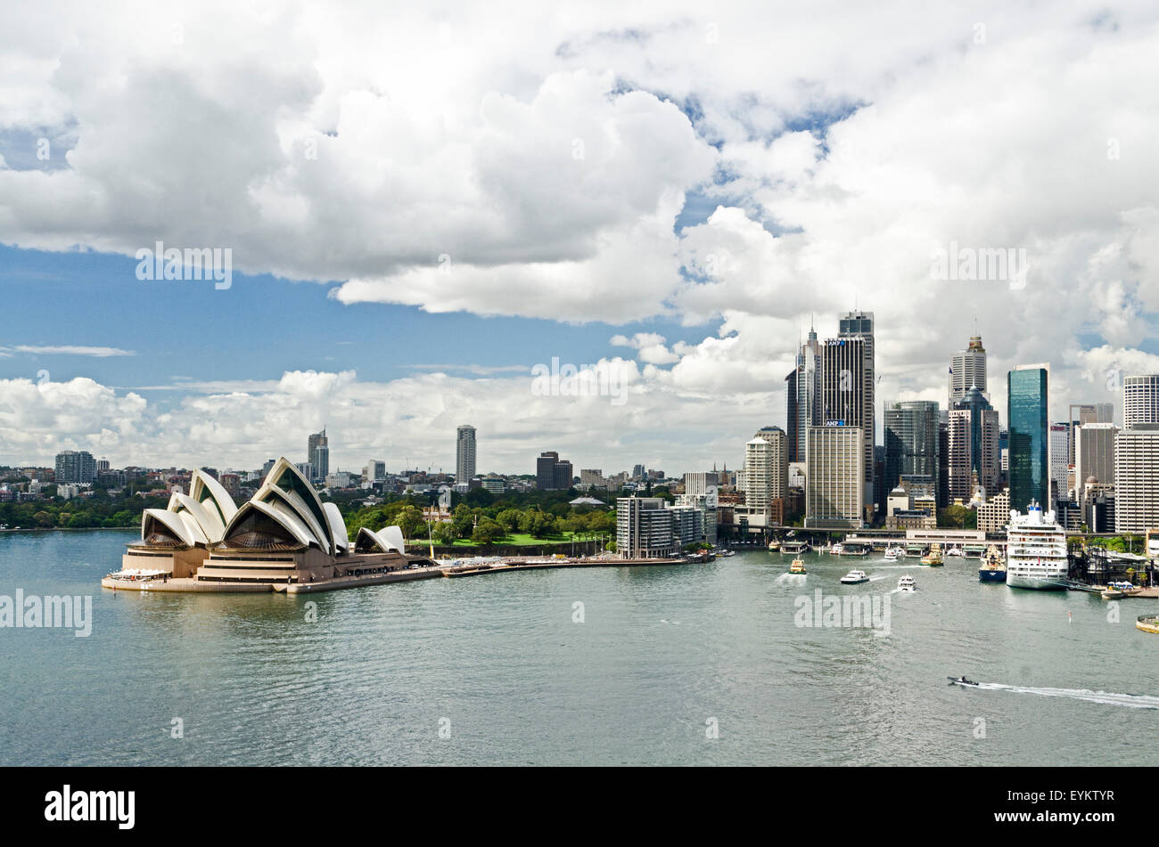 Australia, Sydney, opera-house with skyline Stock Photo - Alamy