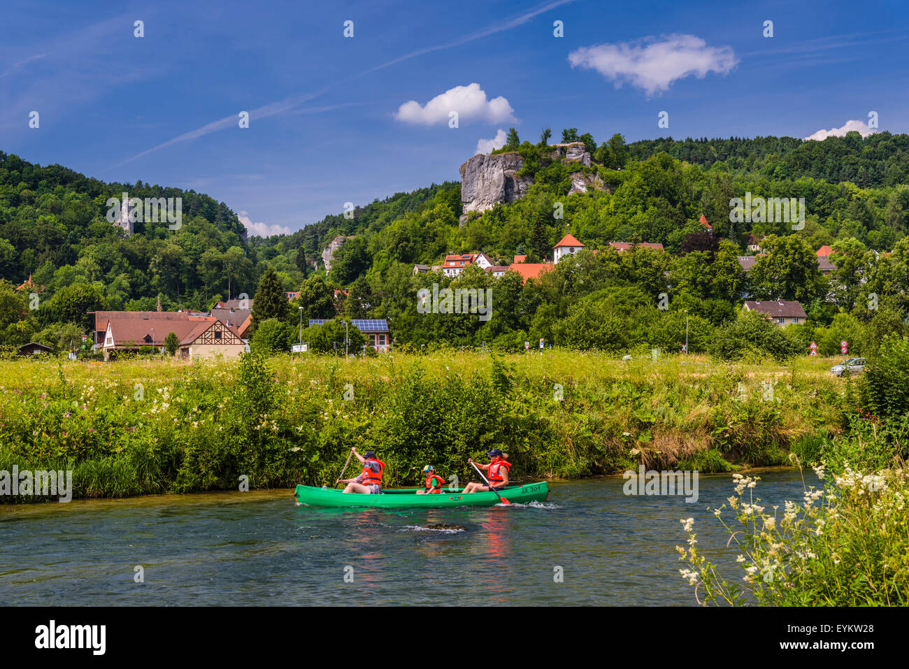 Germany, Bavaria, Upper Franconia, Franconian Switzerland, Markt ...