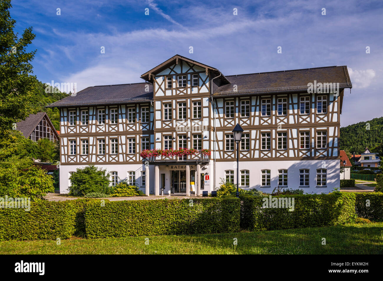 Germany, Bavaria, Upper Franconia, Frankish Switzerland, market ...