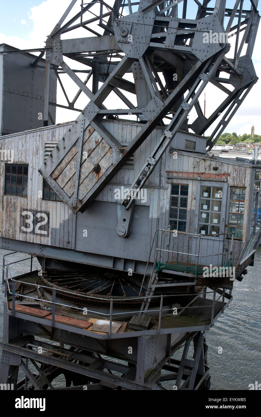 Stothert and Pitt electric dock cranes, Bristol Docks Bristol England ...