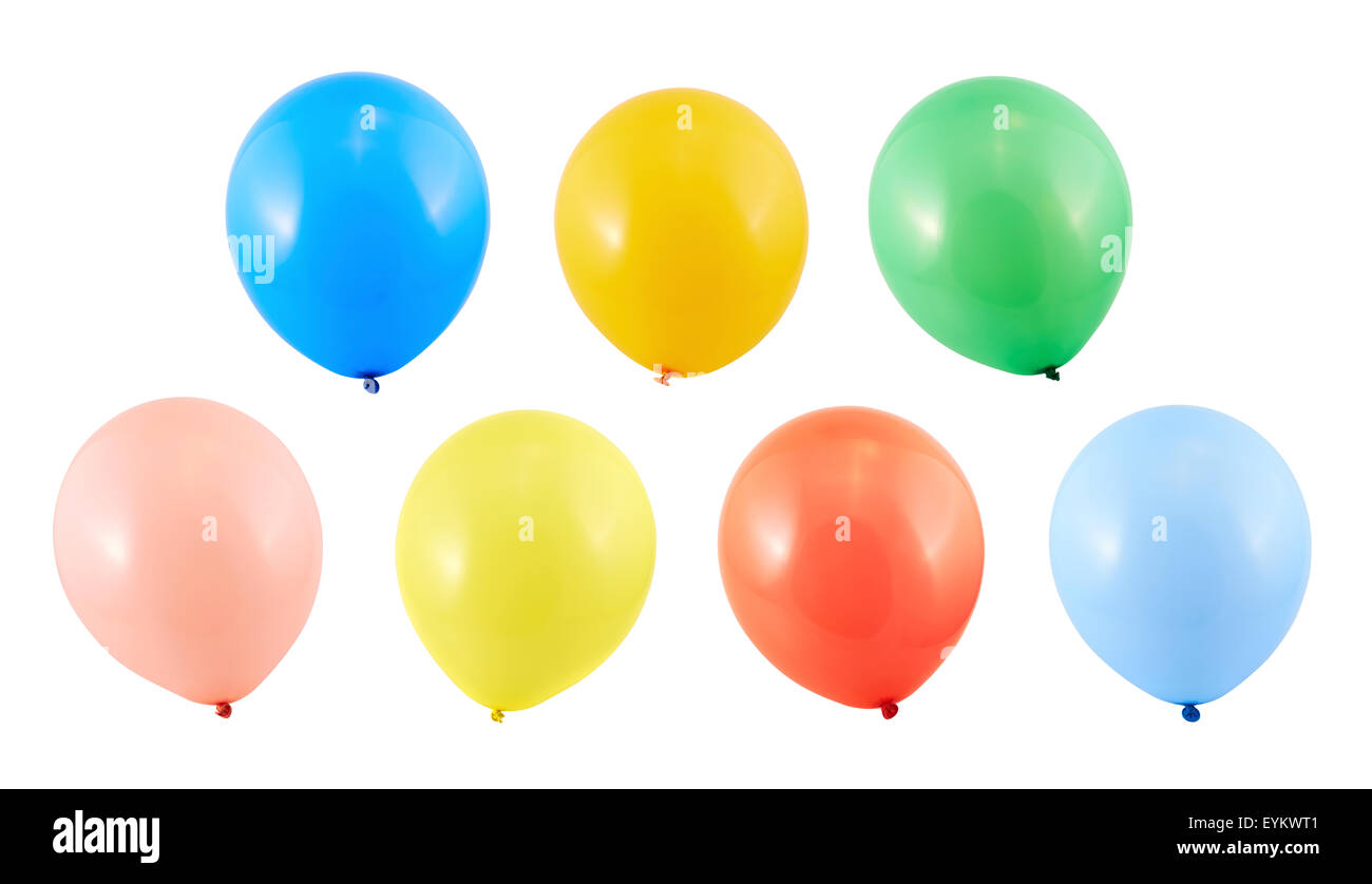 Fully inflated air balloon isolated Stock Photo - Alamy