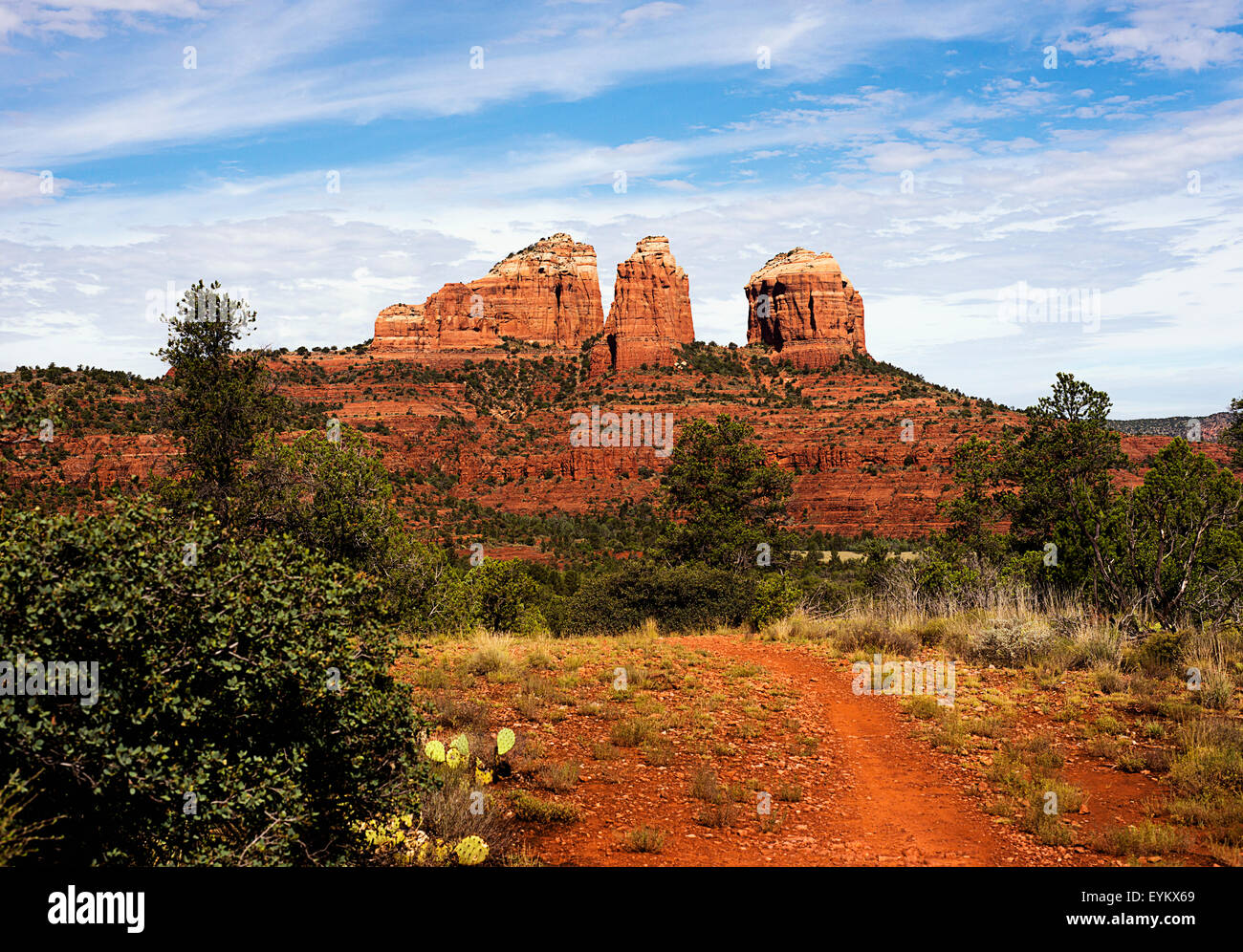 A view of Cathedral Rock from the south. Sedona, Arizona Stock Photo ...