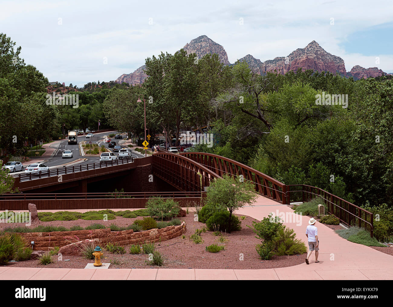 Pedestrian bridge in arizona hi-res stock photography and images - Alamy