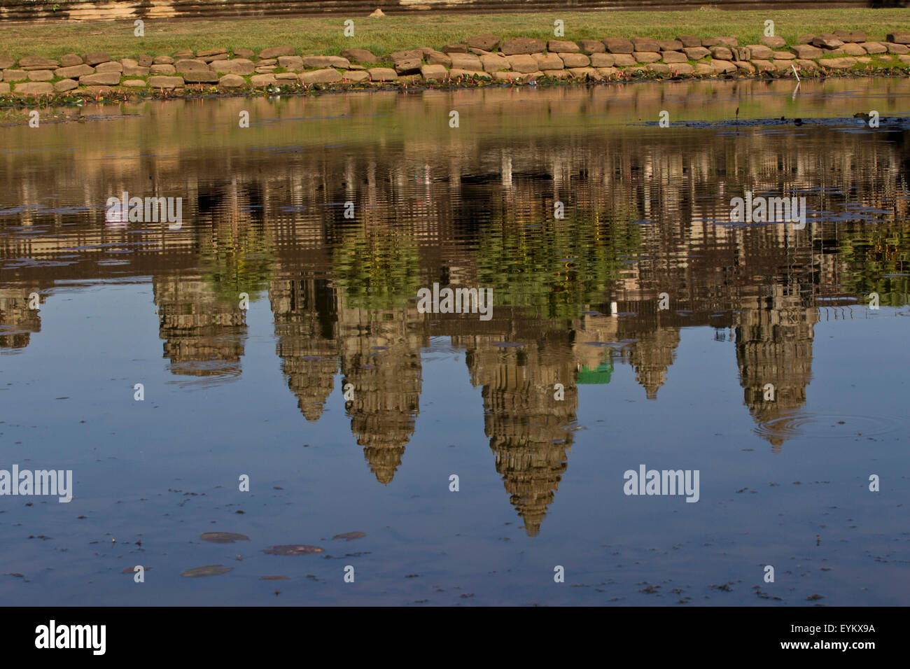 Cambodia, region of Angkor, temple layout Angkor Wat Stock Photo - Alamy
