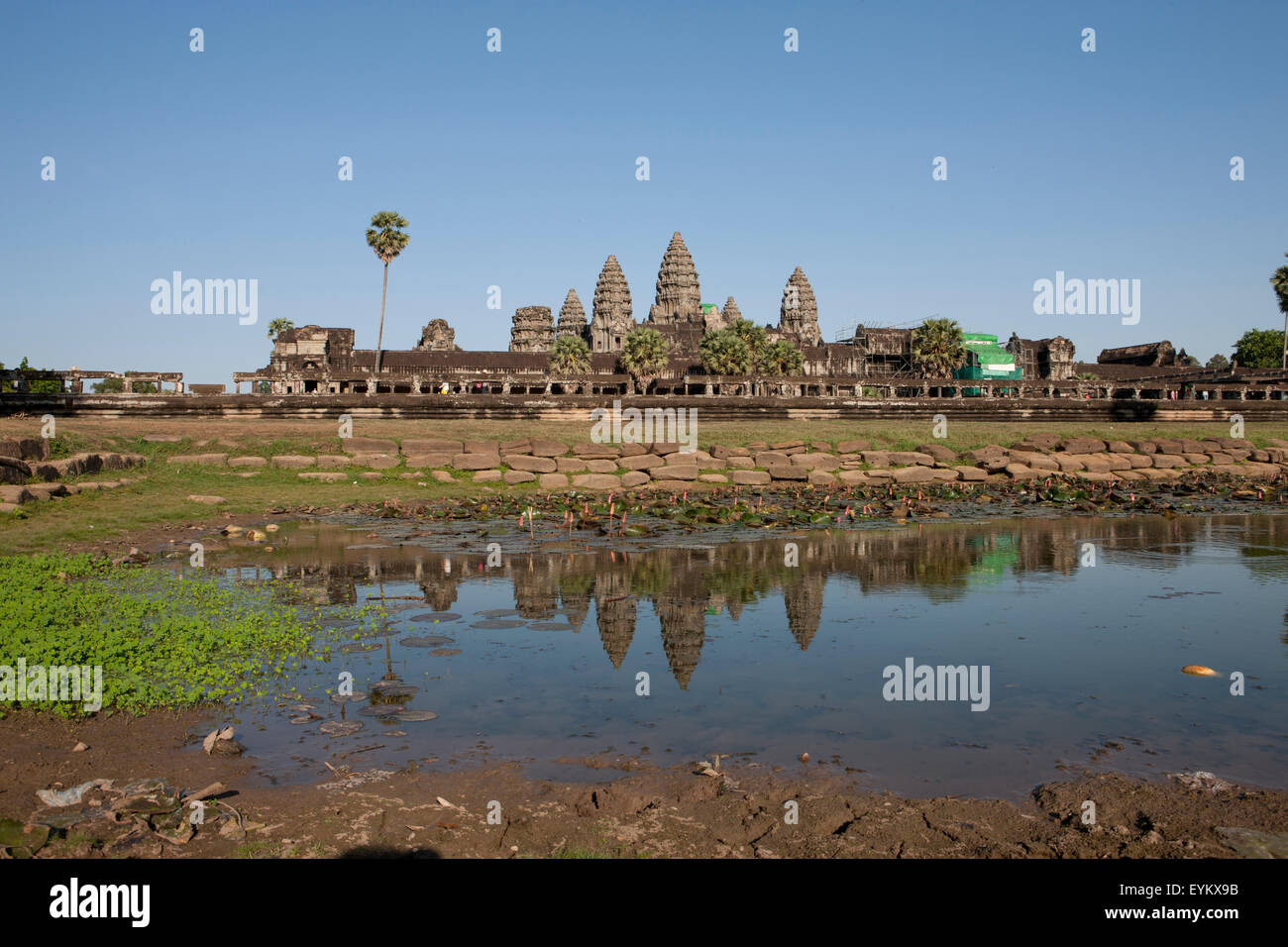 Cambodia, region of Angkor, temple layout Angkor Wat Stock Photo - Alamy
