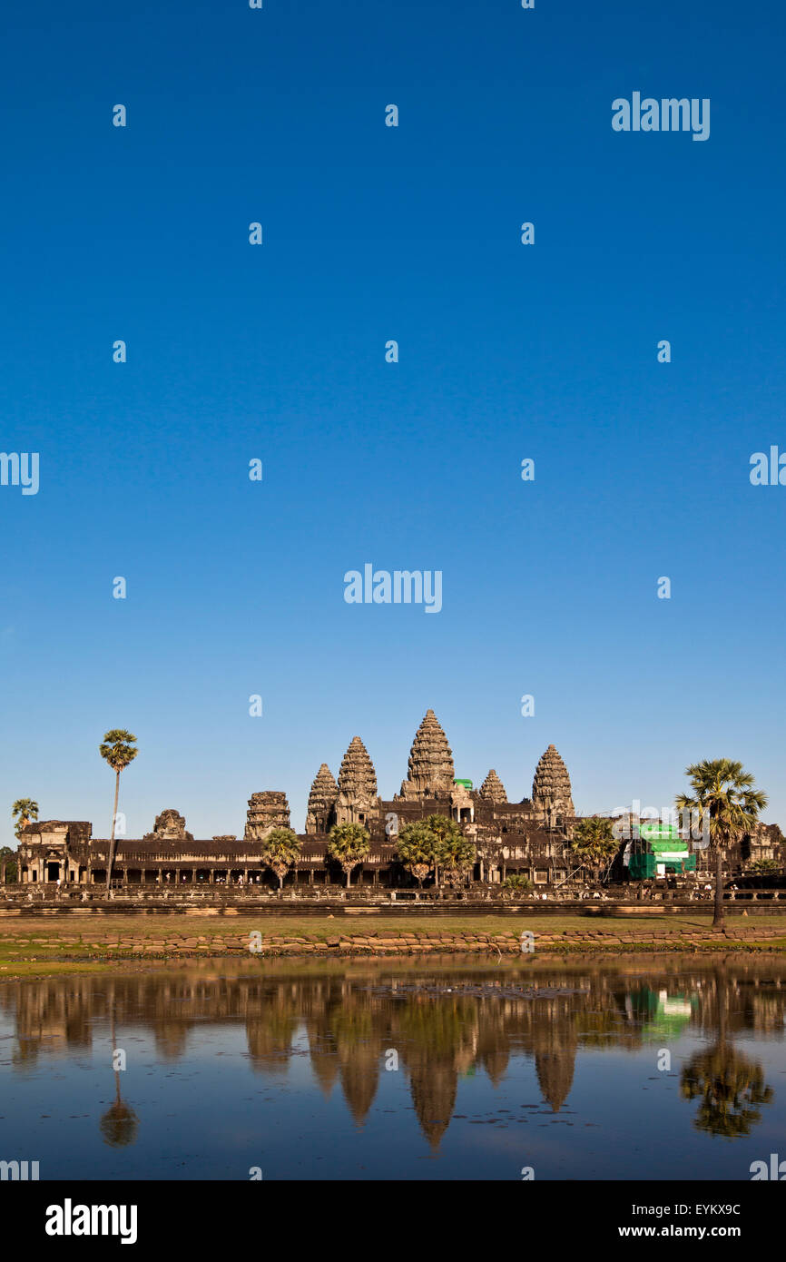 Cambodia, region of Angkor, temple layout Angkor Wat Stock Photo - Alamy