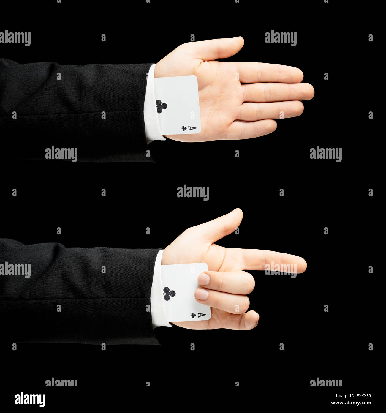Cheater hand hi-res stock photography and images - Alamy