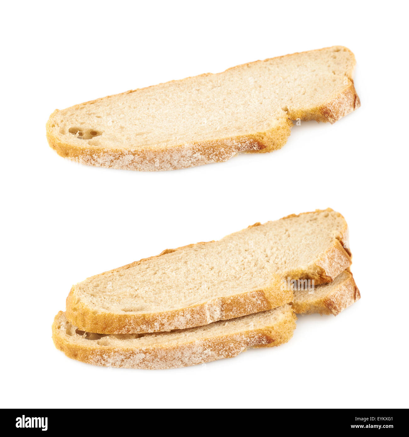 Sliced piece of bread Stock Photo - Alamy
