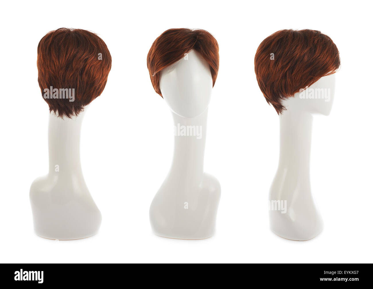 Hair wig over the mannequin head Stock Photo - Alamy