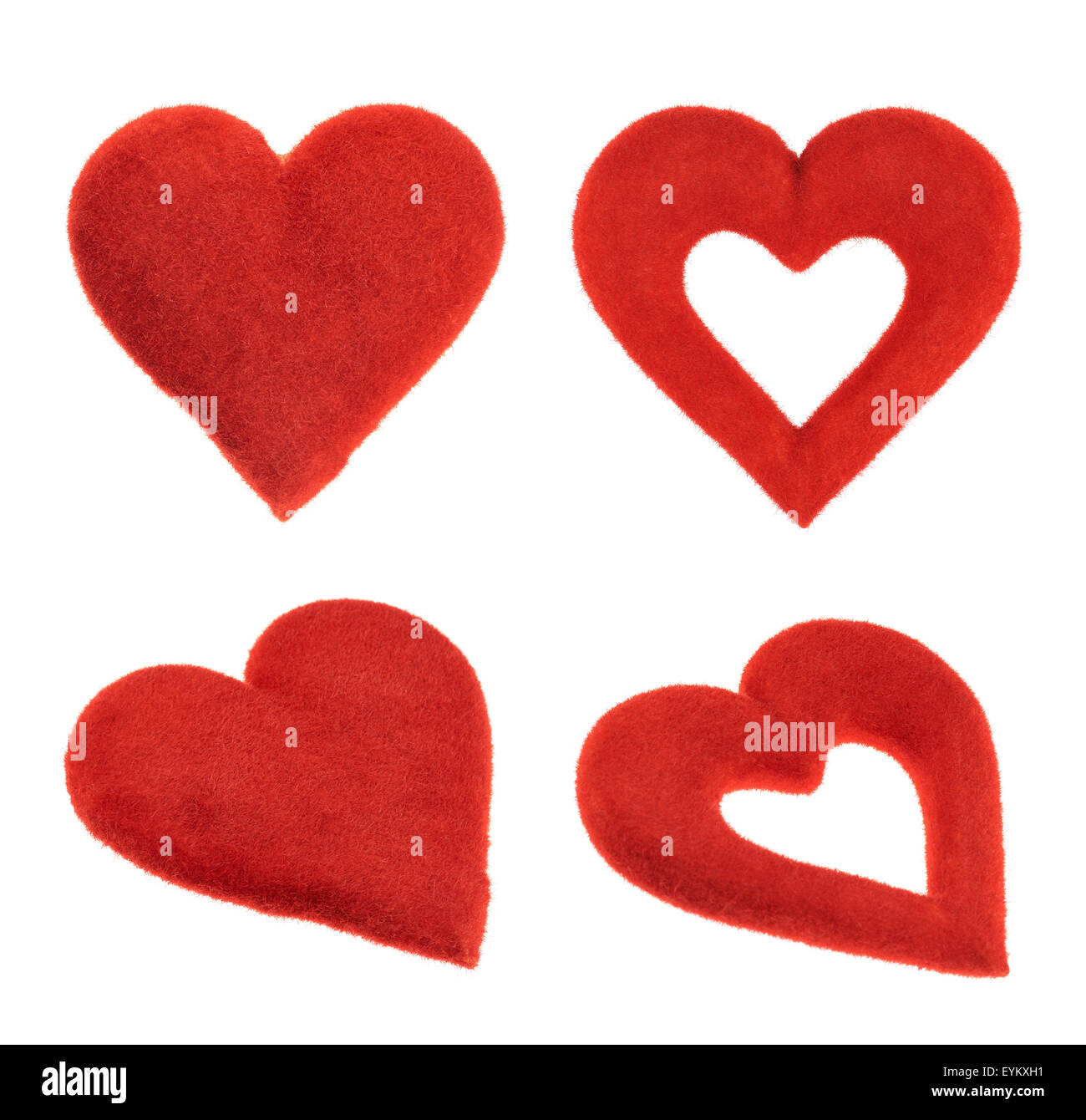 Symbolic red heart isolated Stock Photo - Alamy