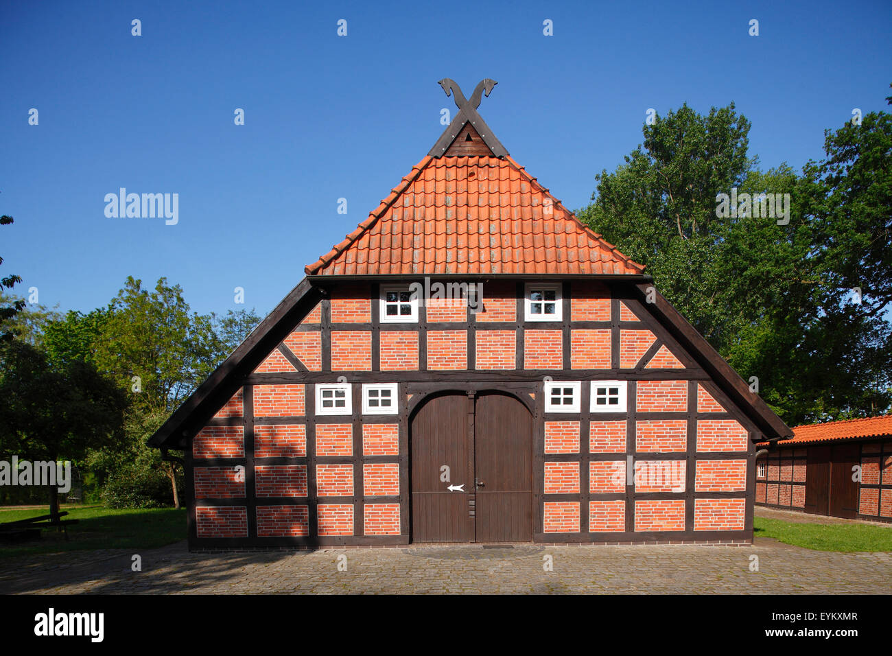 Germany, Lower Saxony, Oyten, farmhouse Stock Photo - Alamy