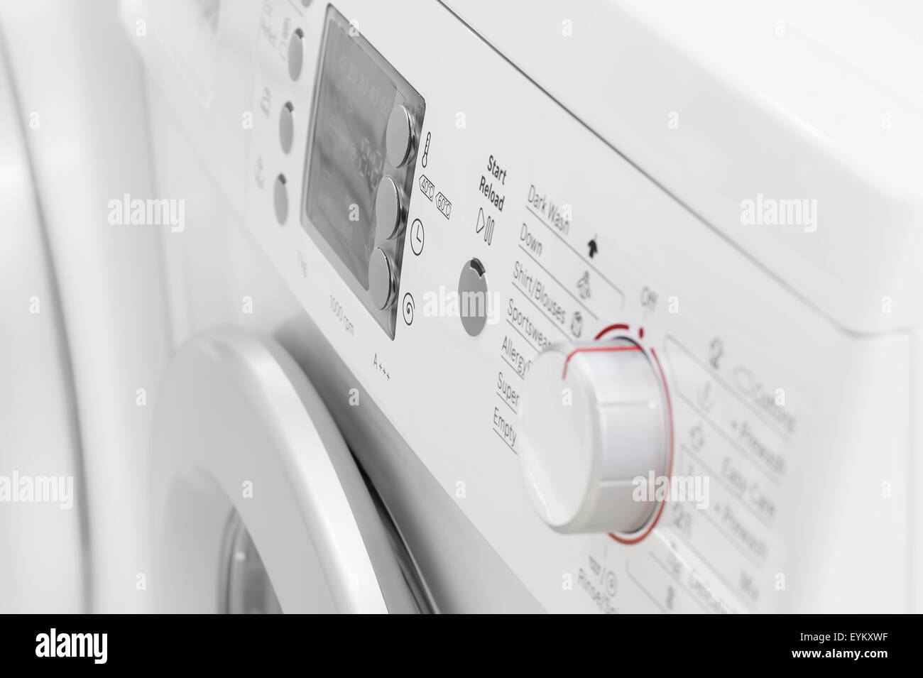 laundry machine's control panel Stock Photo - Alamy