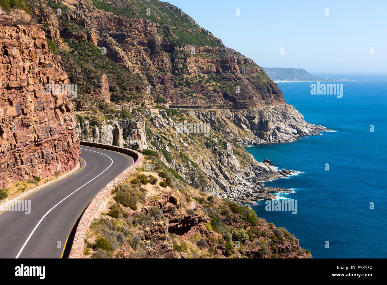 South Africa, cape half island, Chapman's Peak drive Stock Photo - Alamy