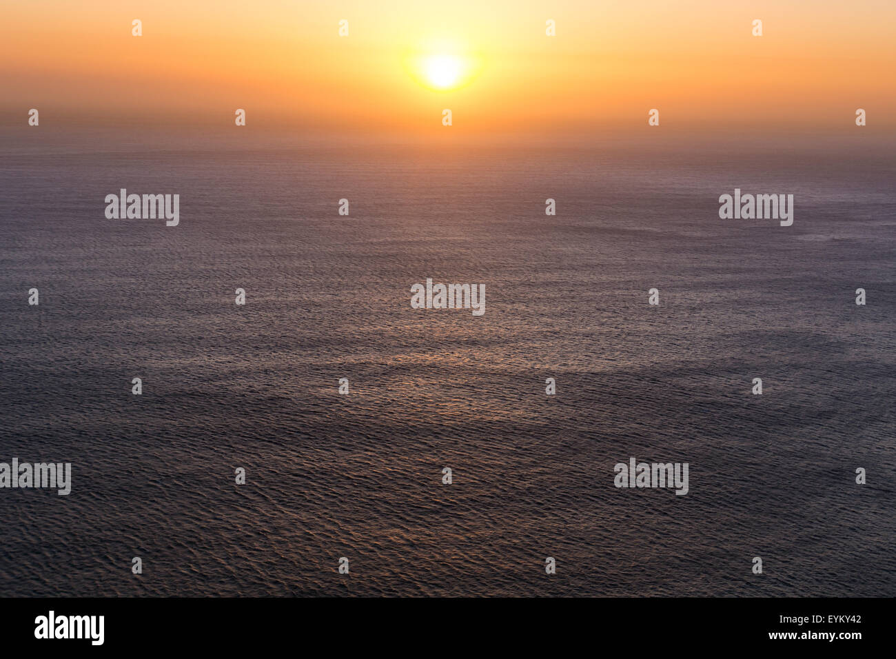 Ocean, evening light, sundown Stock Photo - Alamy