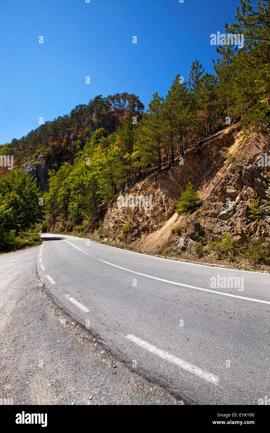 the mountain road Stock Photo - Alamy