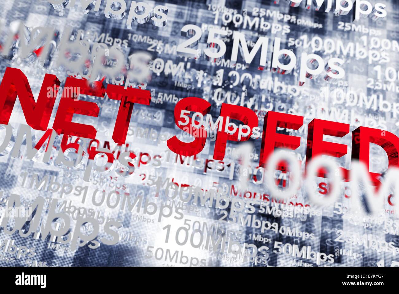 Internet Broadband Speed Conceptual 3D Illustration. Internet ...