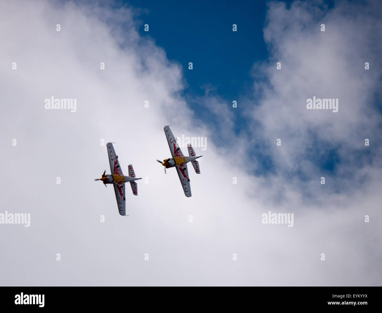 The Red Bull Matadors aerobatic display team Stock Photo - Alamy