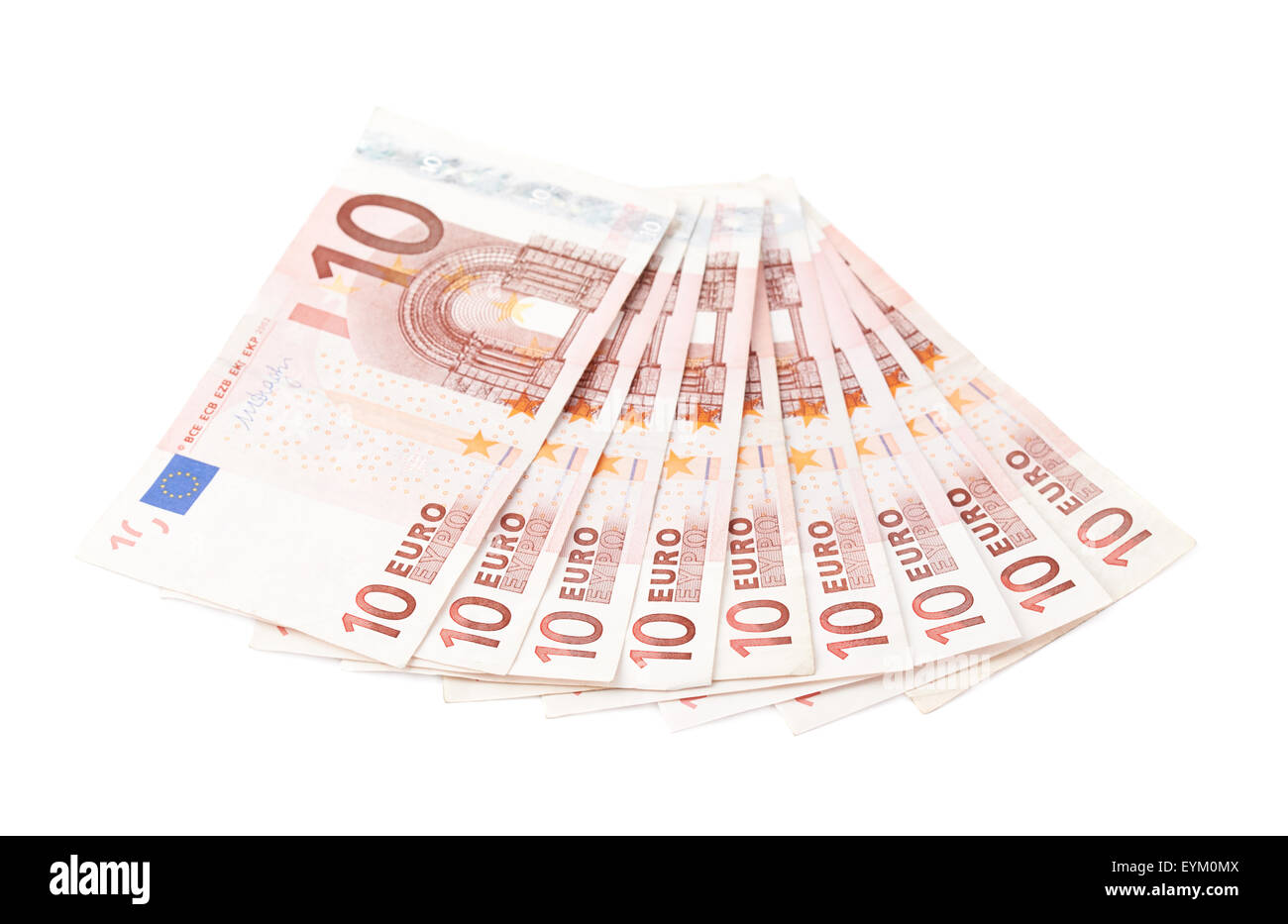 Fan of ten euro notes hi-res stock photography and images - Alamy