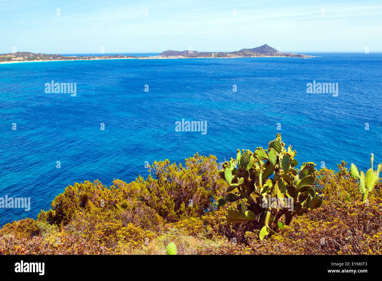 Sardinia, view to Capo Carbonara Stock Photo - Alamy