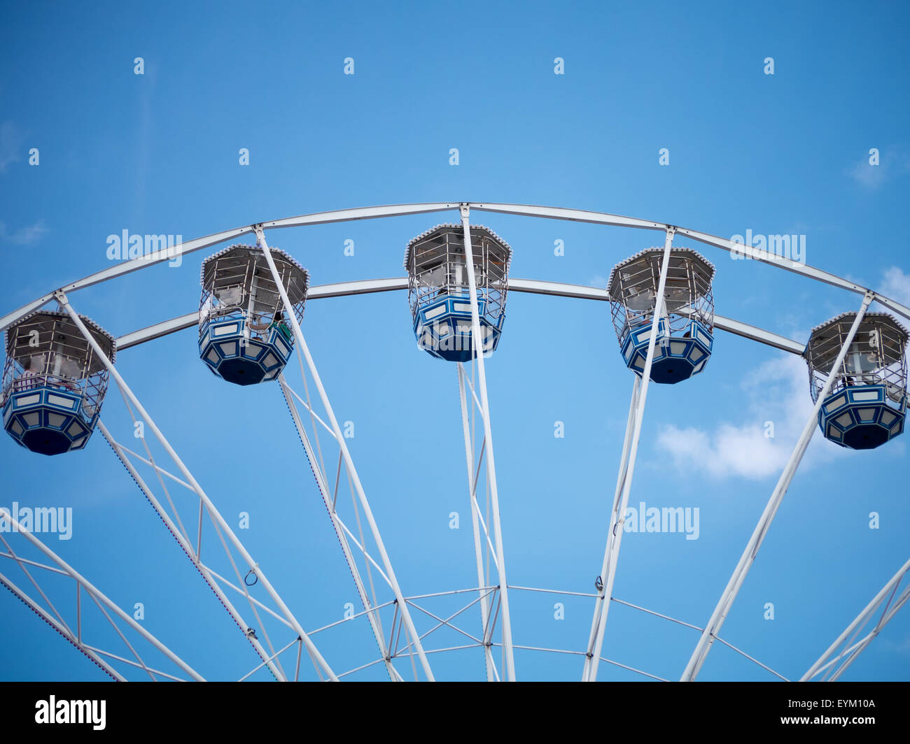 close up of a section of ferris wheel Stock Photo - Alamy