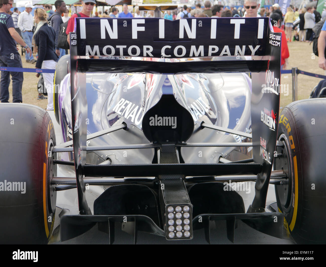 A Red Bull Racing Formula One car on display to the public Stock Photo ...
