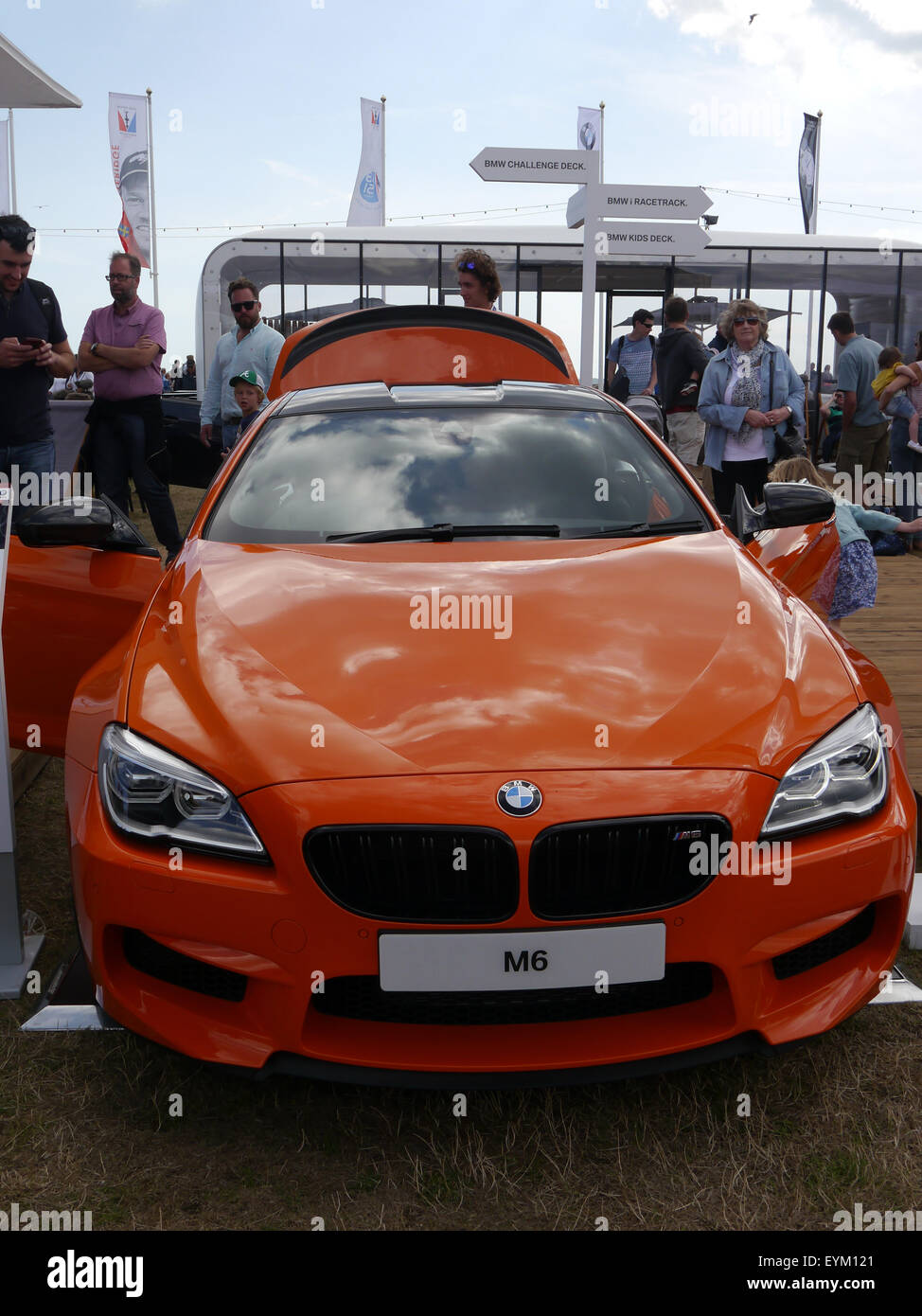 BMW M6 Coupé on display at a motorshow Stock Photo - Alamy