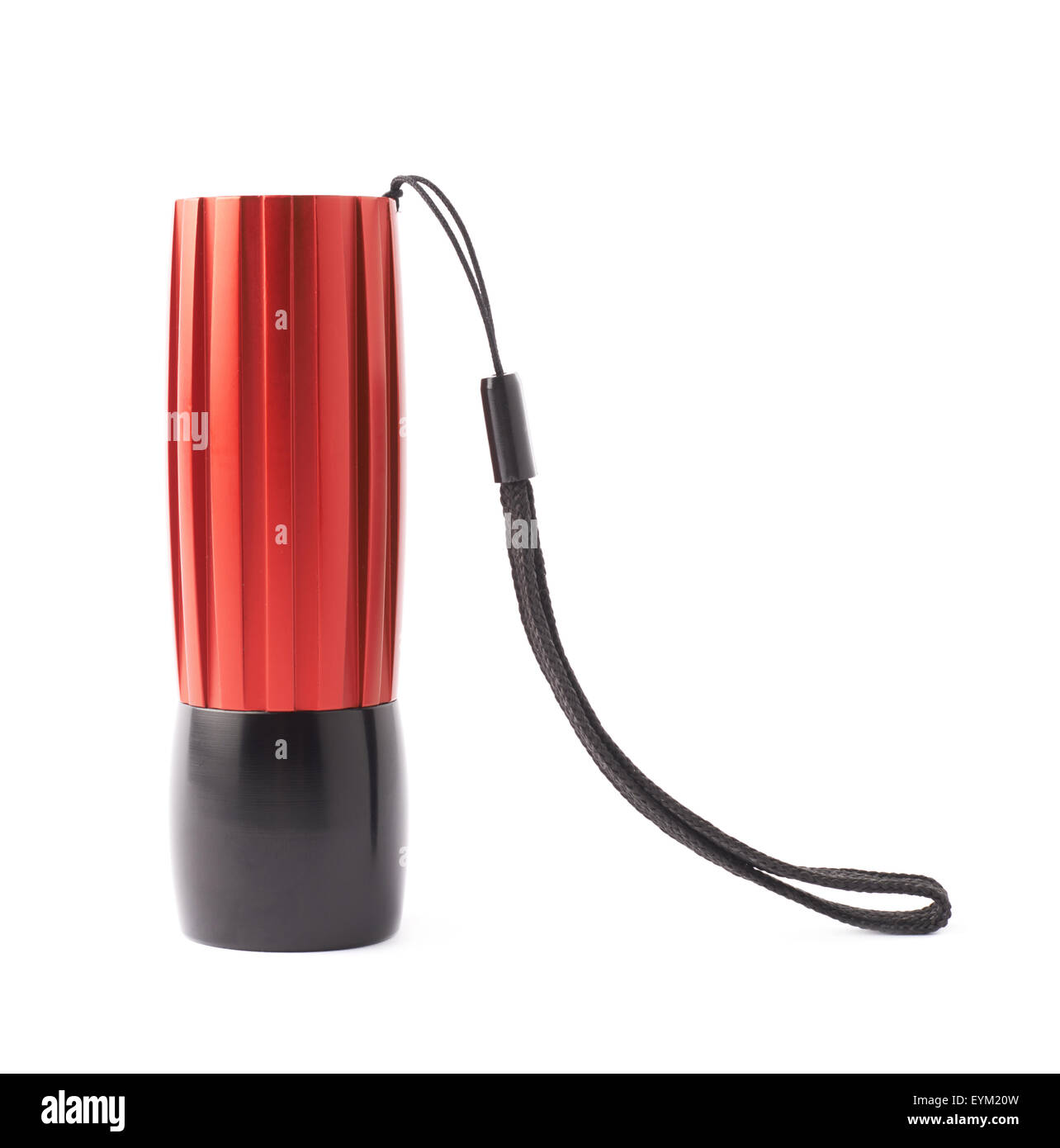 Red pocket flashlight isolated Stock Photo - Alamy