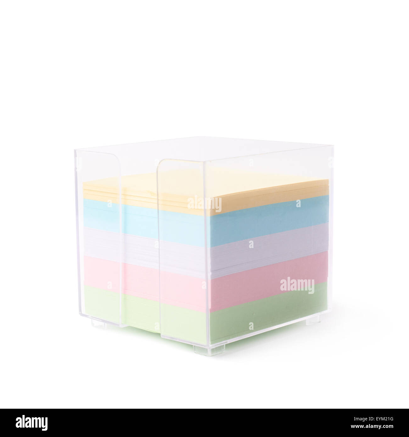 Pile of colorful sticker paper notes isolated Stock Photo - Alamy