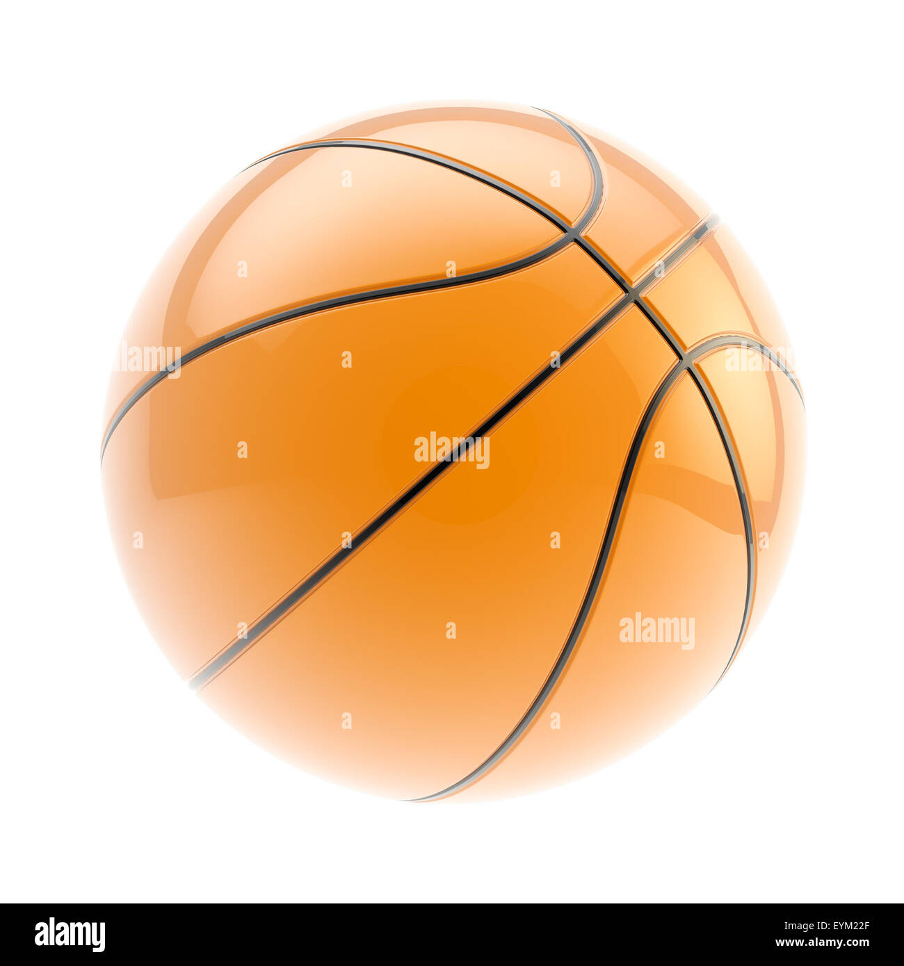 Basketball ball render isolated Stock Photo - Alamy
