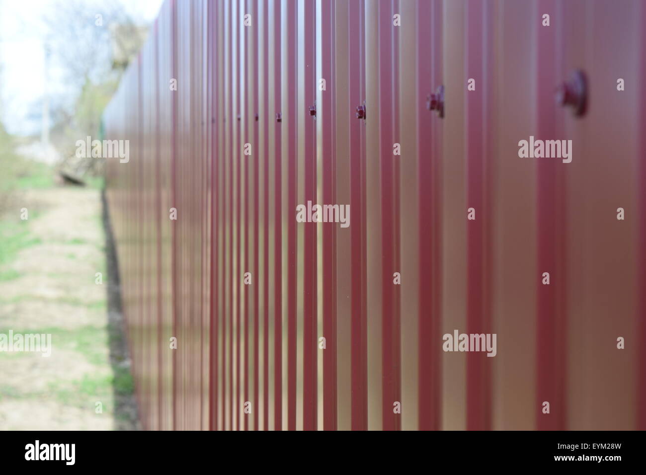 Diagonal pattern of metal profile Stock Photo - Alamy