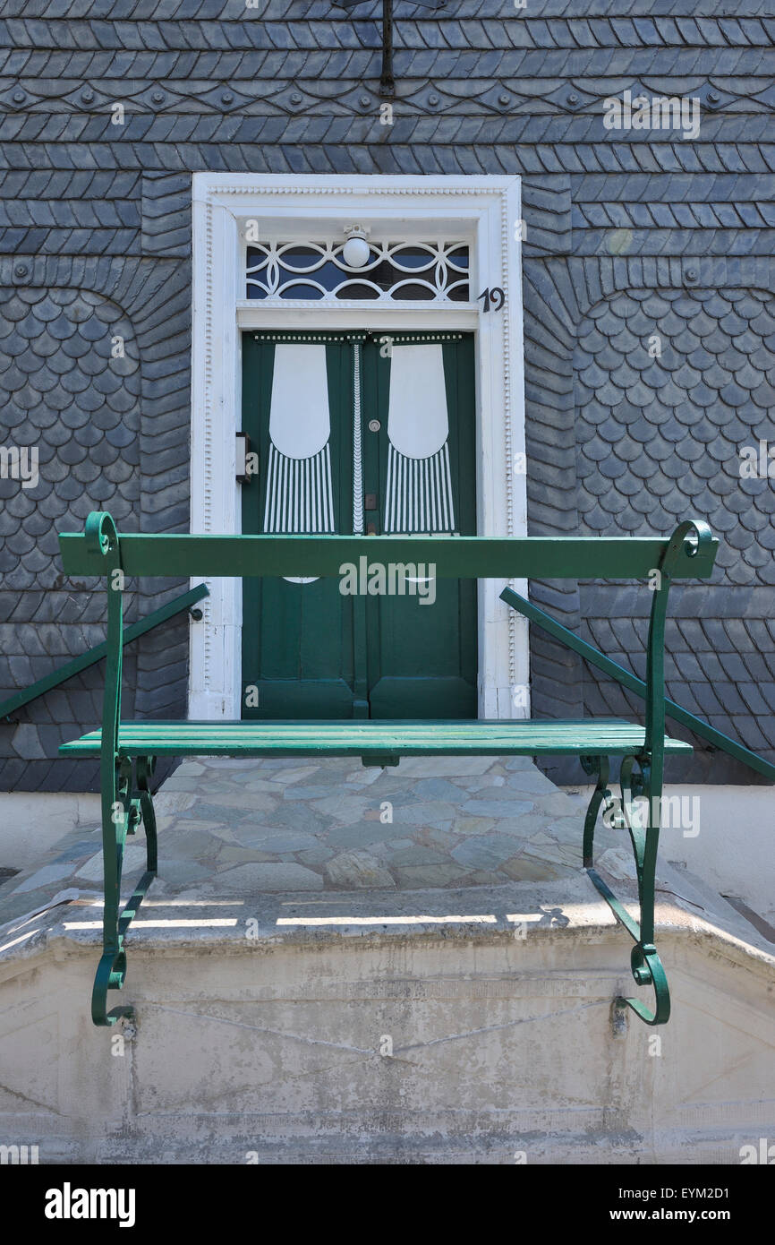 Entrance, Haustüre, Bad Castle Berle, Sauerland, North Rhine-Westphalia ...