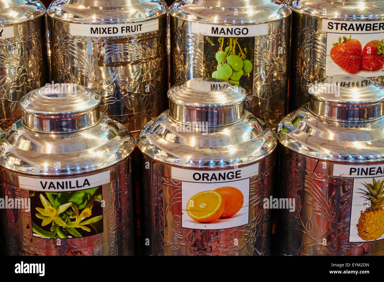 Sri Lanka, Ceylon, Central Province, Nuwara Eliya, tea shop Stock Photo ...