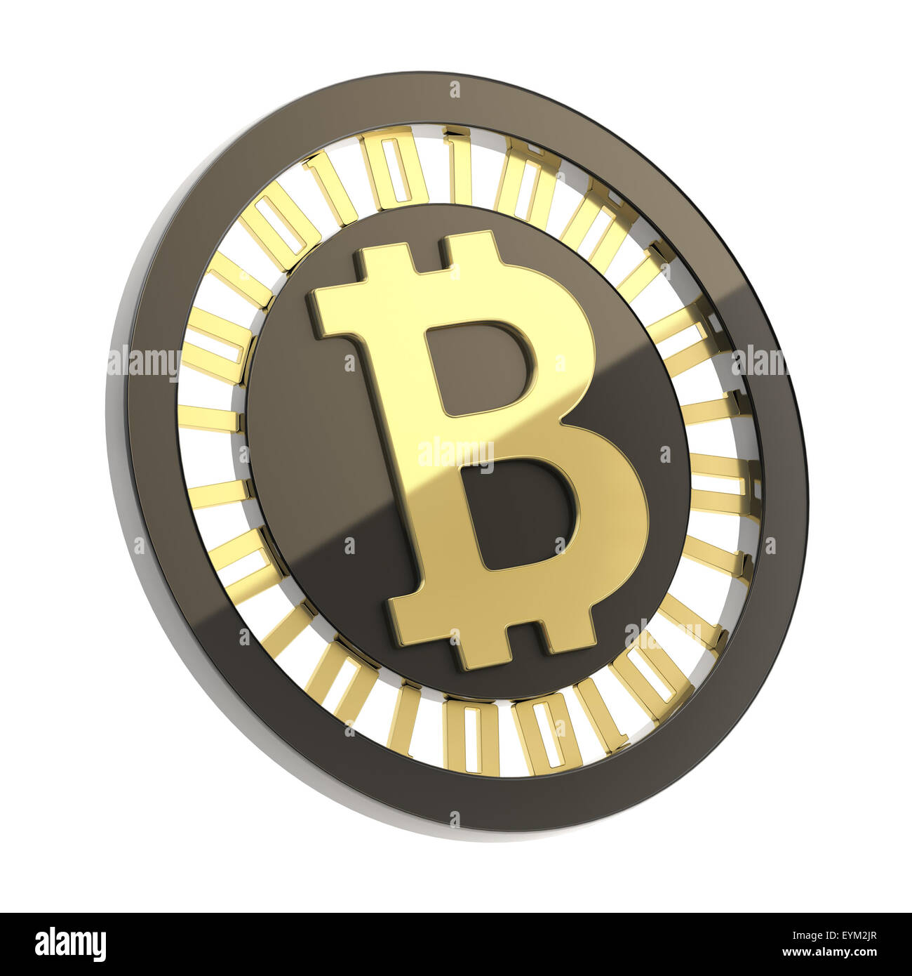 Bitcoin currency symbol coin isolated Stock Photo - Alamy