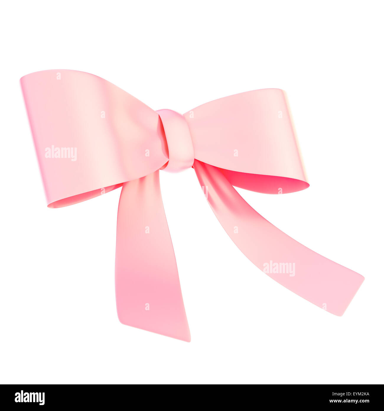 Decorational ribbon bow isolated Stock Photo - Alamy