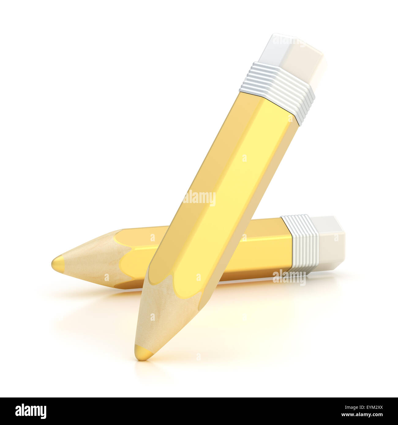 Two pencils composition Stock Photo - Alamy