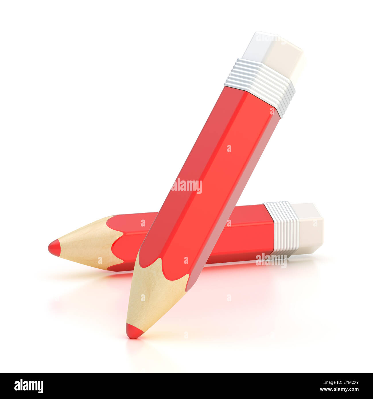 Two pencils composition Stock Photo - Alamy
