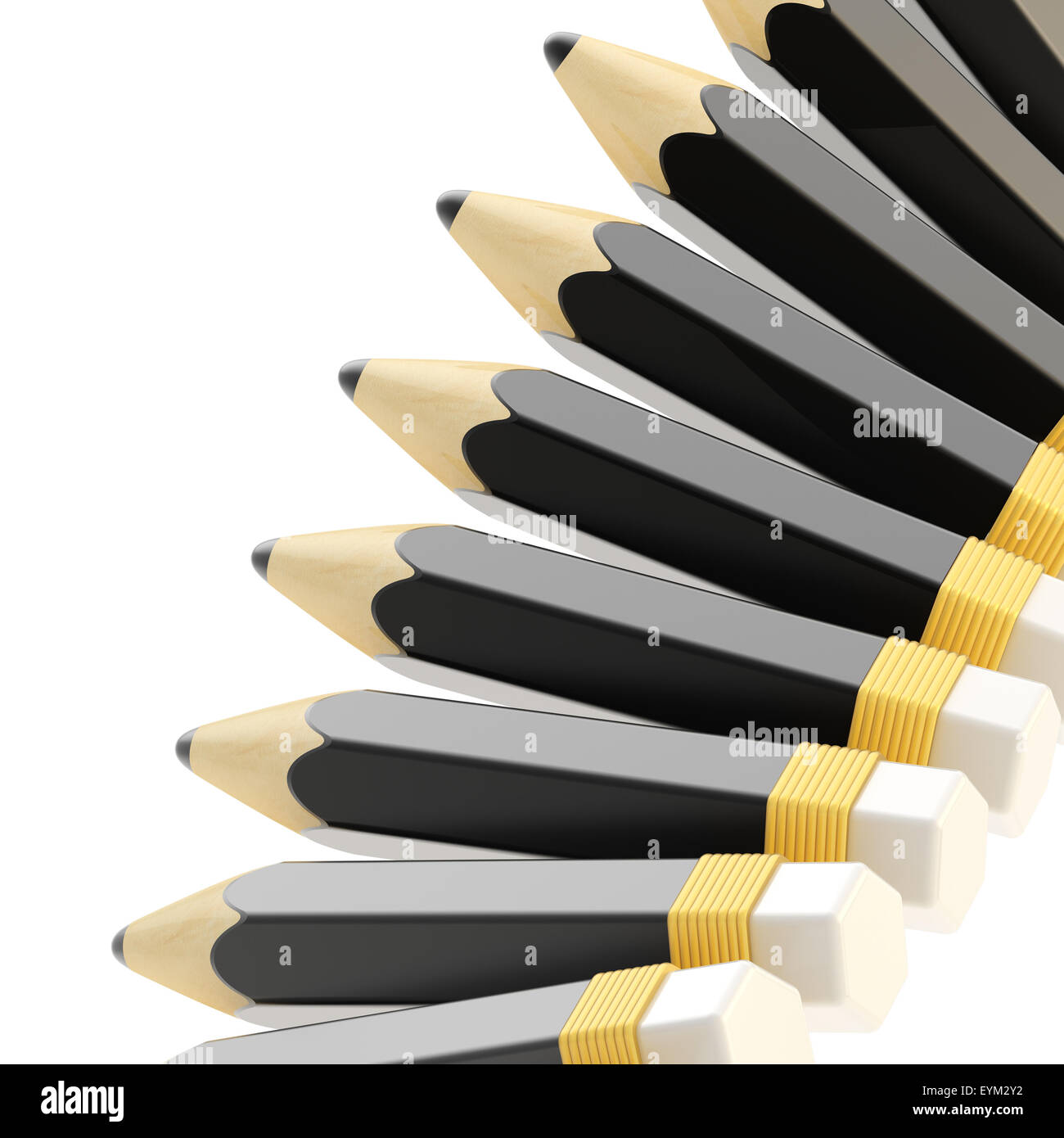 Pencil background composition Stock Photo - Alamy