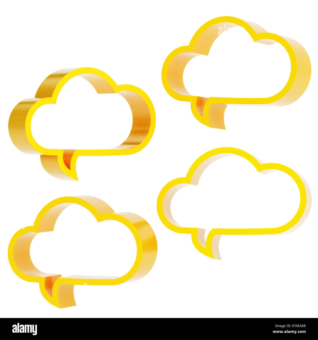 Cloud shaped symbol Cut Out Stock Images & Pictures - Alamy