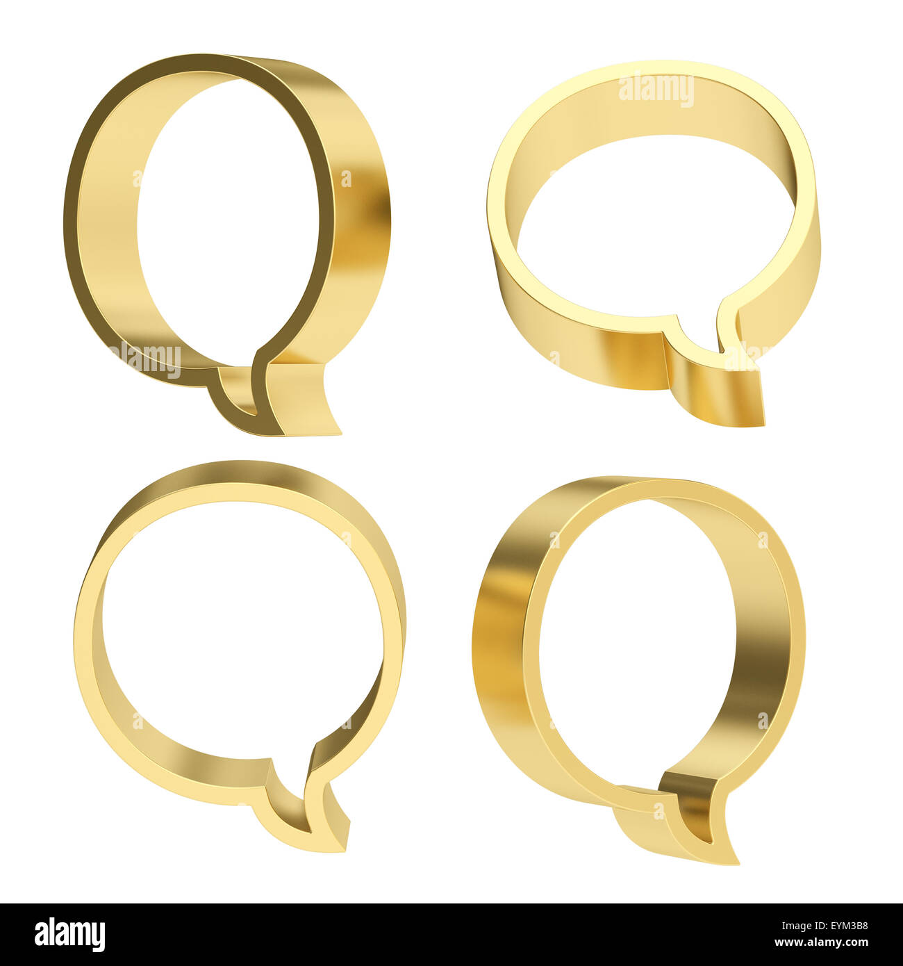 Text bubble shape isolated Stock Photo - Alamy