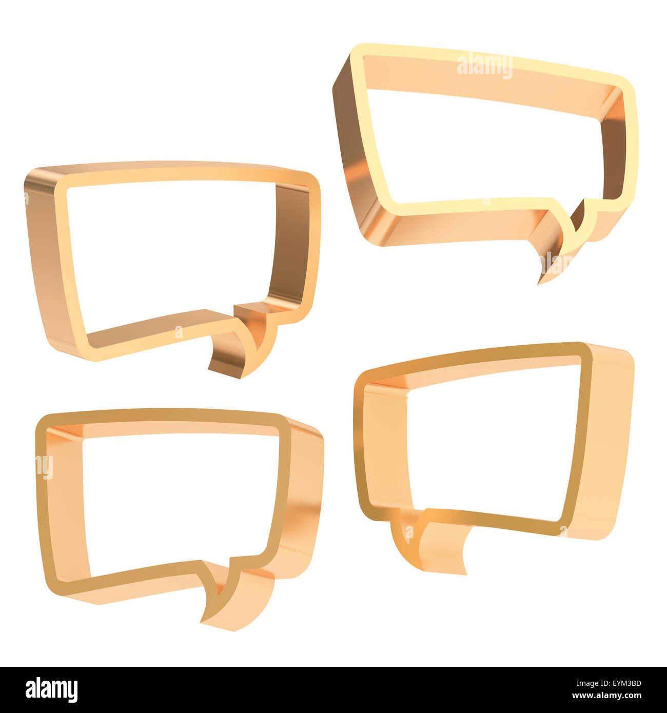 Text bubble shape isolated Stock Photo - Alamy