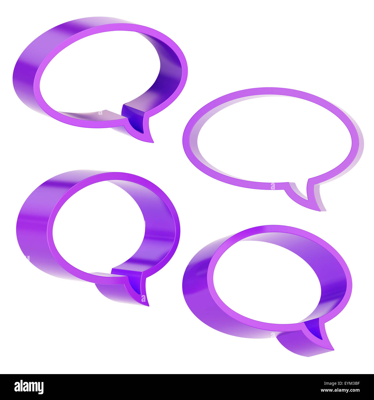 Text bubble shape isolated Stock Photo - Alamy