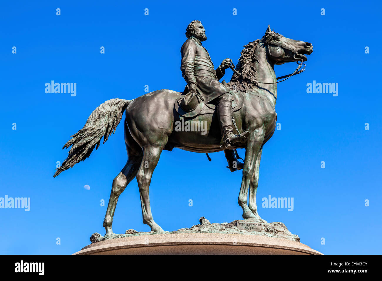 Major General George Henry Thomas Memorial Civil War Statue Moon Thomas ...