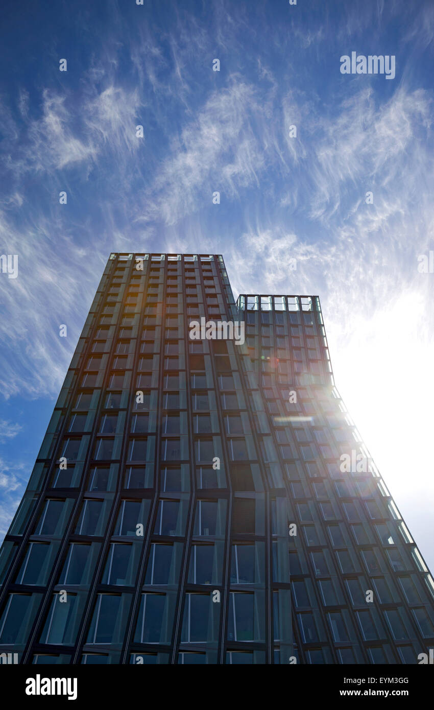 Germany, Hamburg, architecture, high rises, 'Tanzende Türme' Stock ...
