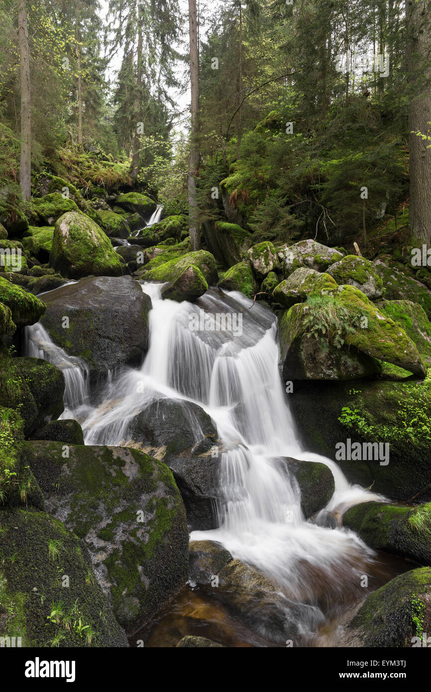 Of Triberger waterfalls, mountain Tri, Black Forest, Baden-Wurttemberg ...
