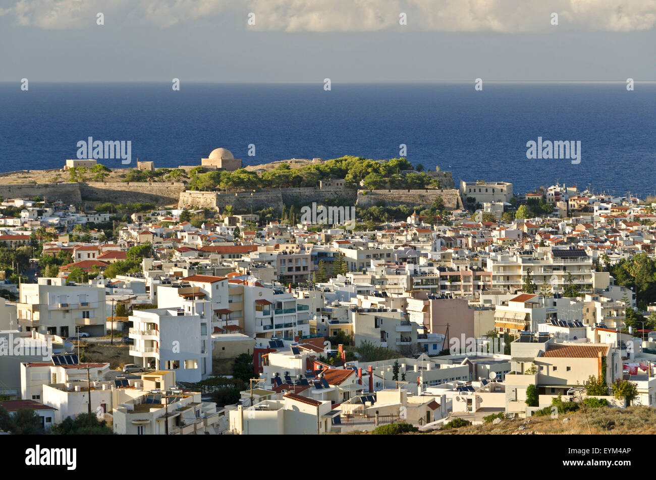 Crete, view to Réthimnon Stock Photo - Alamy